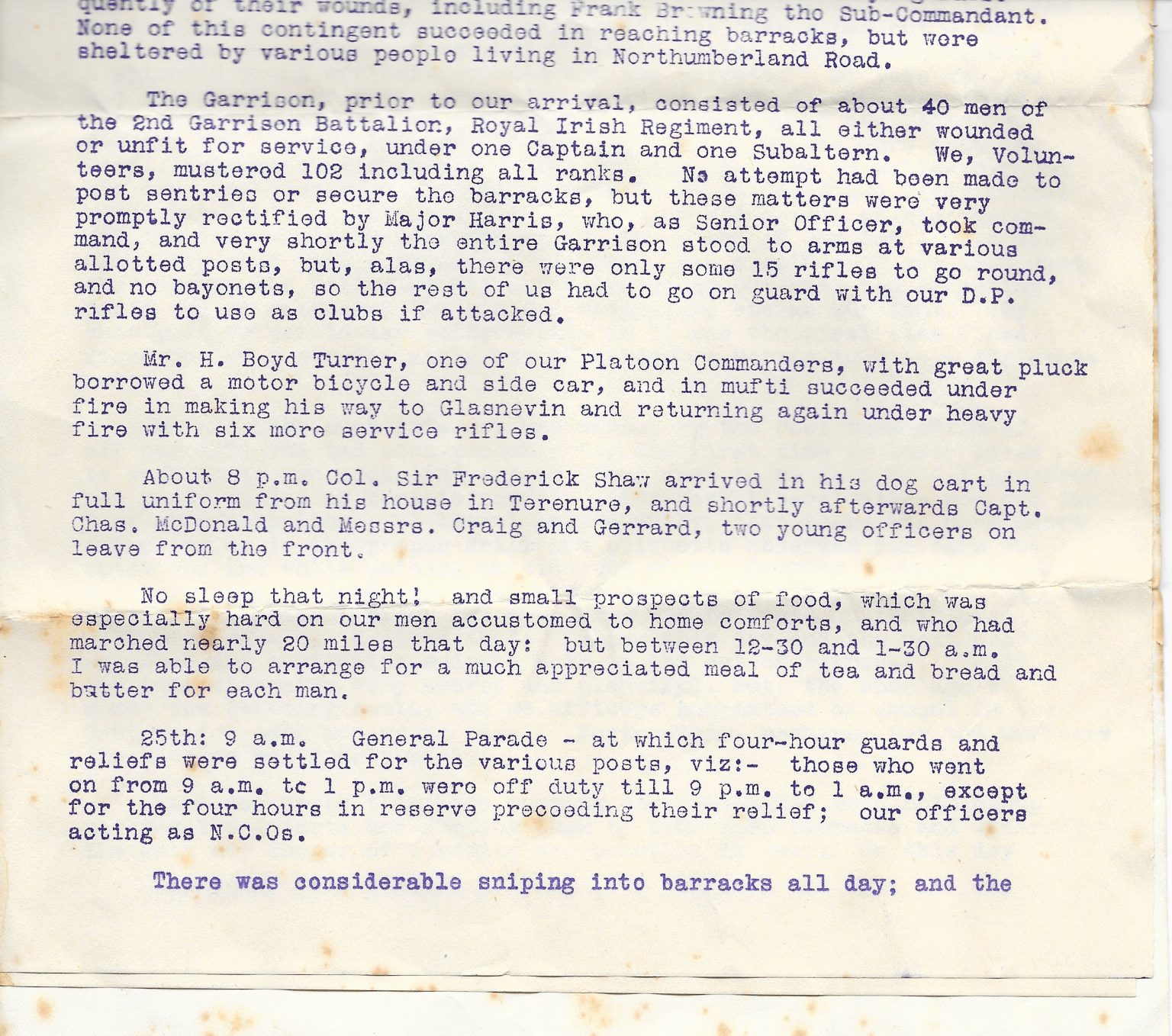 A Letter From 1916 – Ireland's Military Story